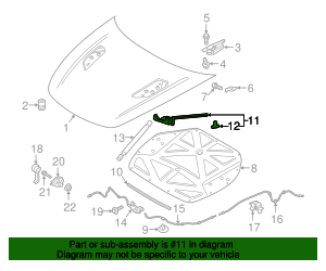 86470-J5000 - Side Seal 2018-2023 Kia Stinger | Kia.Parts Store