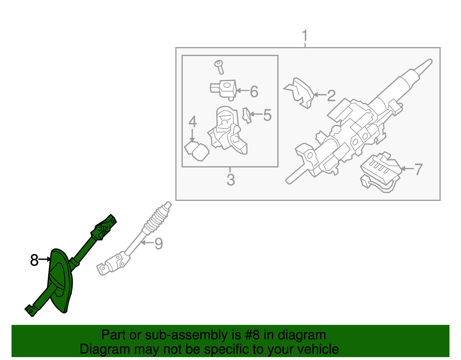 45220-0C010 - Intermediate Shaft 2007-2022 Toyota | Longo Toyota Parts