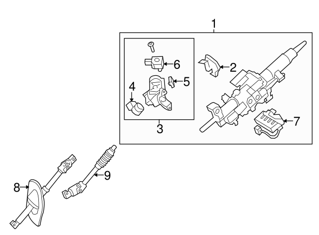 84450-71010 - Ignition Switch - 2005-2022 Toyota | OEMGenuineParts.com