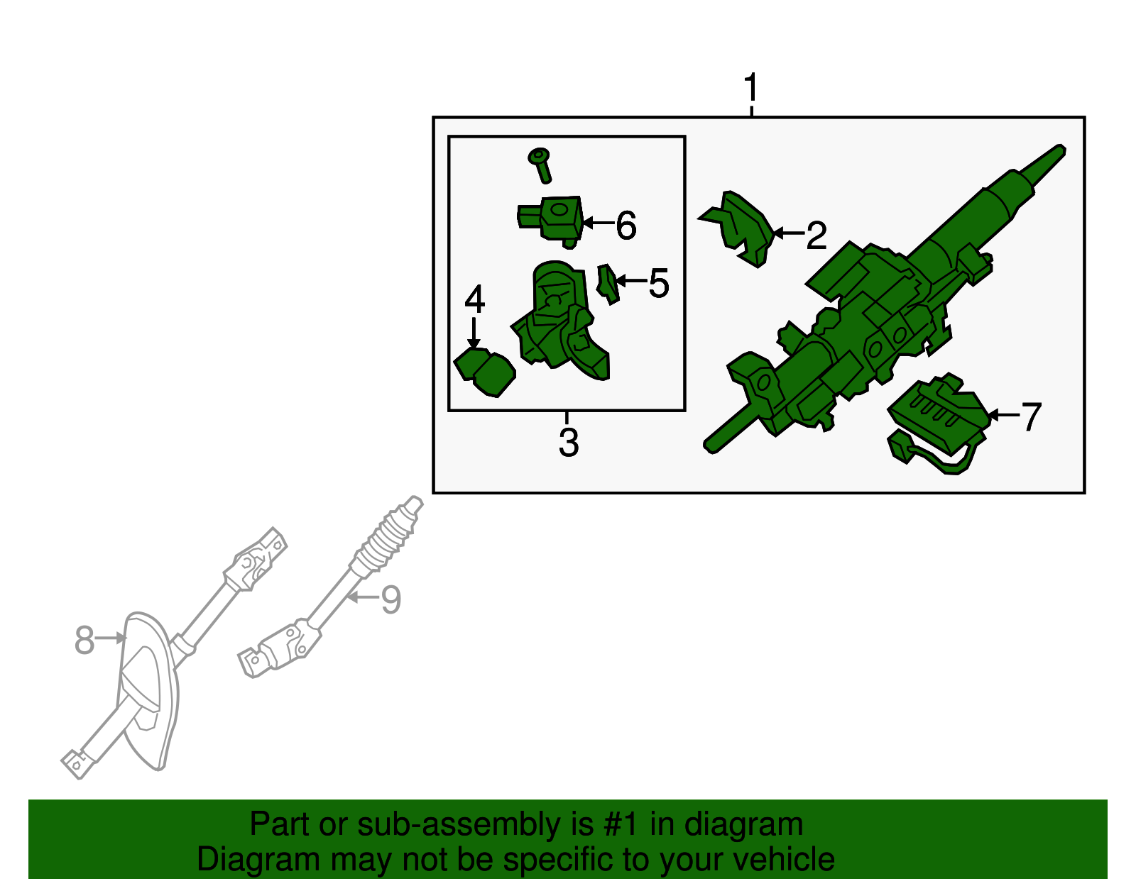 45250-0C320 - High-Quality Steering Column for 2020-2021 Toyota Tundra ...