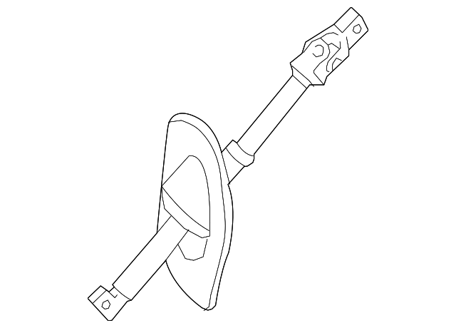 45220-0C010 - Intermediate Shaft - 2007-2022 Toyota | OEMGenuineParts.com