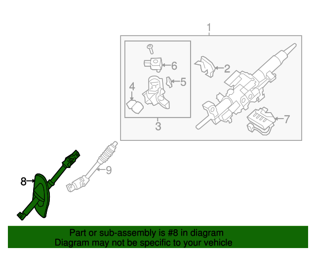 2007-2022 Toyota Intermediate Shaft 45220-0C010 | OEM Parts Online
