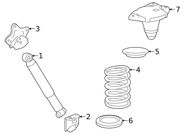48531-08110 - Shock Absorber 2021-2024 Toyota Sienna | AutoNationParts.com