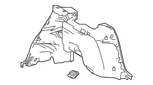 2015-2017 Lexus Lower Quarter Trim 64730-78030-C0 | OEM Parts Online