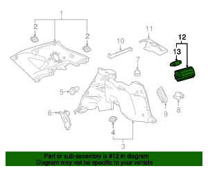 2018-2022 Lexus Cargo Lamp 81360-78020 | OEM Parts Online