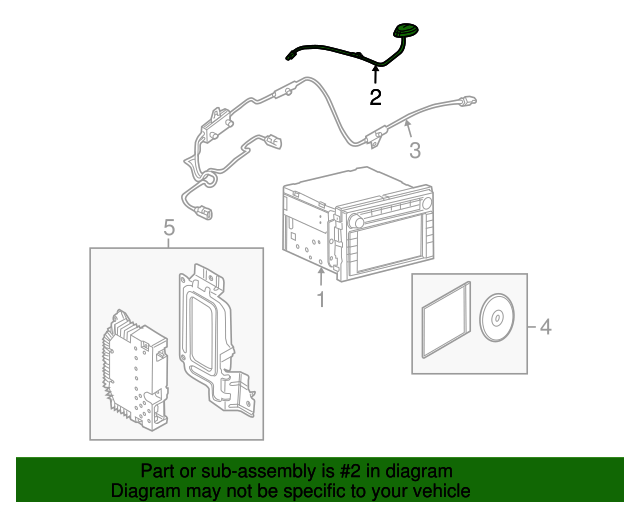 2007-2015 Ford GPS Antenna 9L1Z-10E893-B | Varsity Ford