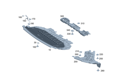 Engine Compartment Lining for 2025 Mercedes-Benz E350 | Mercedes-Benz ...