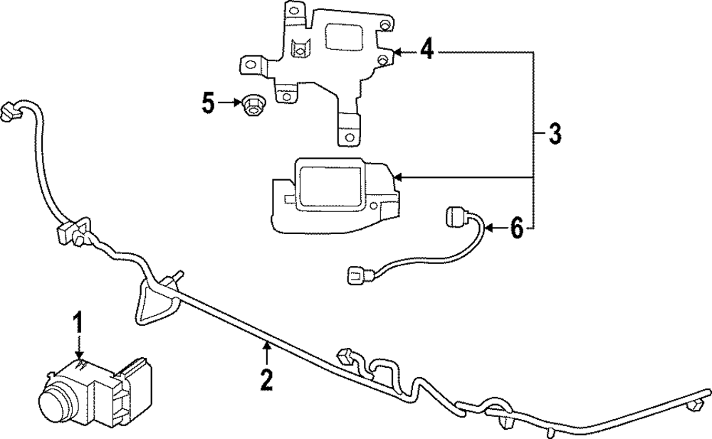 99310-M6101SPB - Reverse Sensor 2022-2024 Kia Forte | Kia.Parts