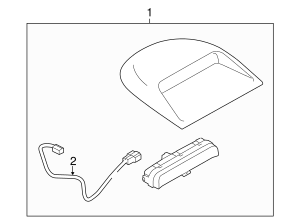 2015-2021 Subaru High Mount Lamp 84701VA020VH | TascaParts.com