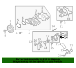 2017-2025 Ford Thermostat Housing O-Ring HL3Z-8527-B | OEM Parts Online