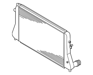 2009-2017 Volkswagen Inter-Cooler 3C0-145-805-AM | Volkswagen OEM Parts ...