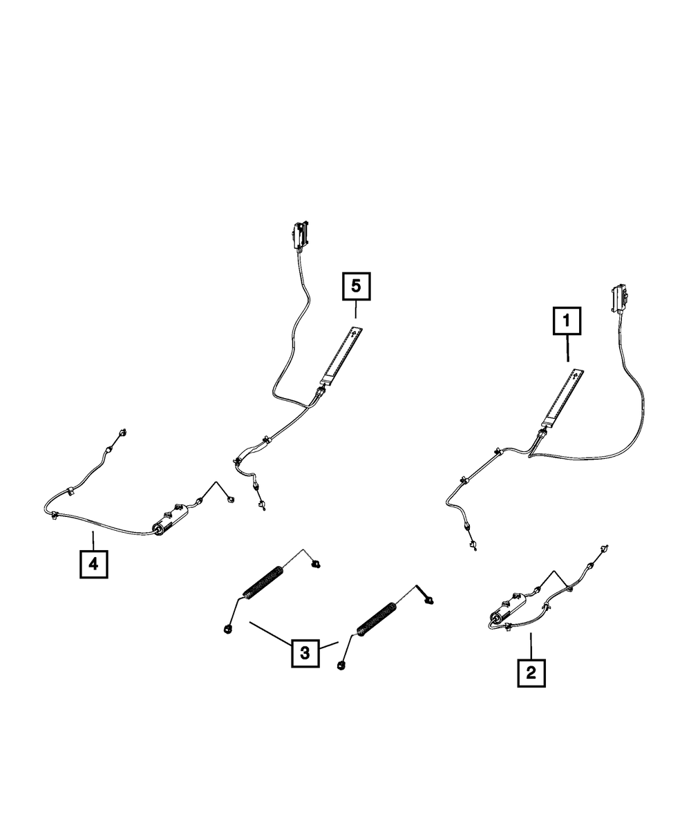 Latch Release Cable Assembly for 2017-2025 Chrysler | OEM Mopar ...