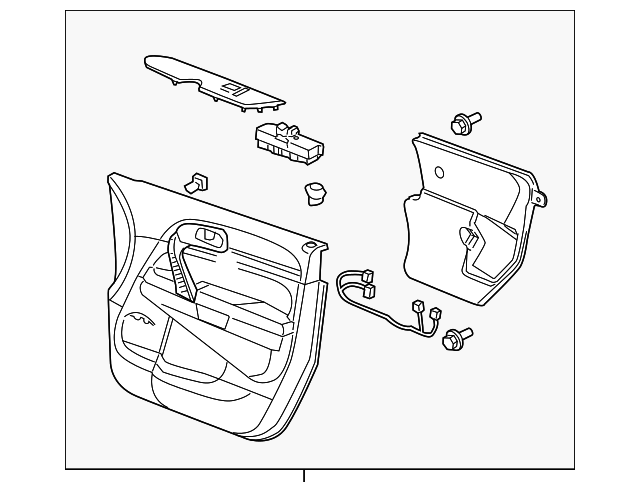 2013-2014 Buick Enclave Door Trim Panel 23143918 | GMPartsDirect.com