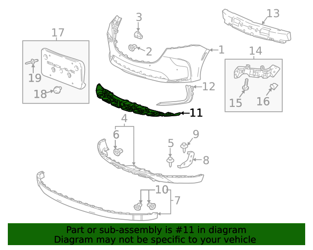2022-2024 Buick Enclave Stiffener 85538487 GM | GMPartsDirect.com
