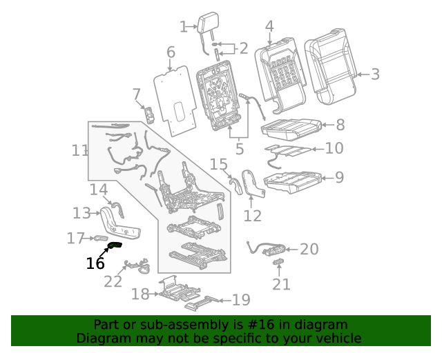 2021-2022 Cadillac F Handle 84754019 | QuirkParts
