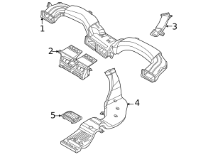 2022-2023 Kia Carnival Duct Assembly 97470-R0000 | TascaParts.com