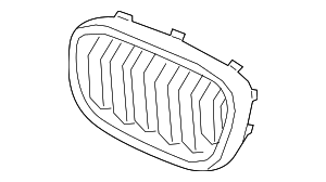 Genuine BMW 51-11-8-070-992 | Upper Grille, Right - F97 X3M | FREE ...