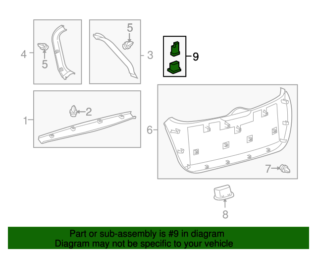 2010-2015 Toyota Lock Switch 84930-08011 | Ourisman Toyota of Richmond ...