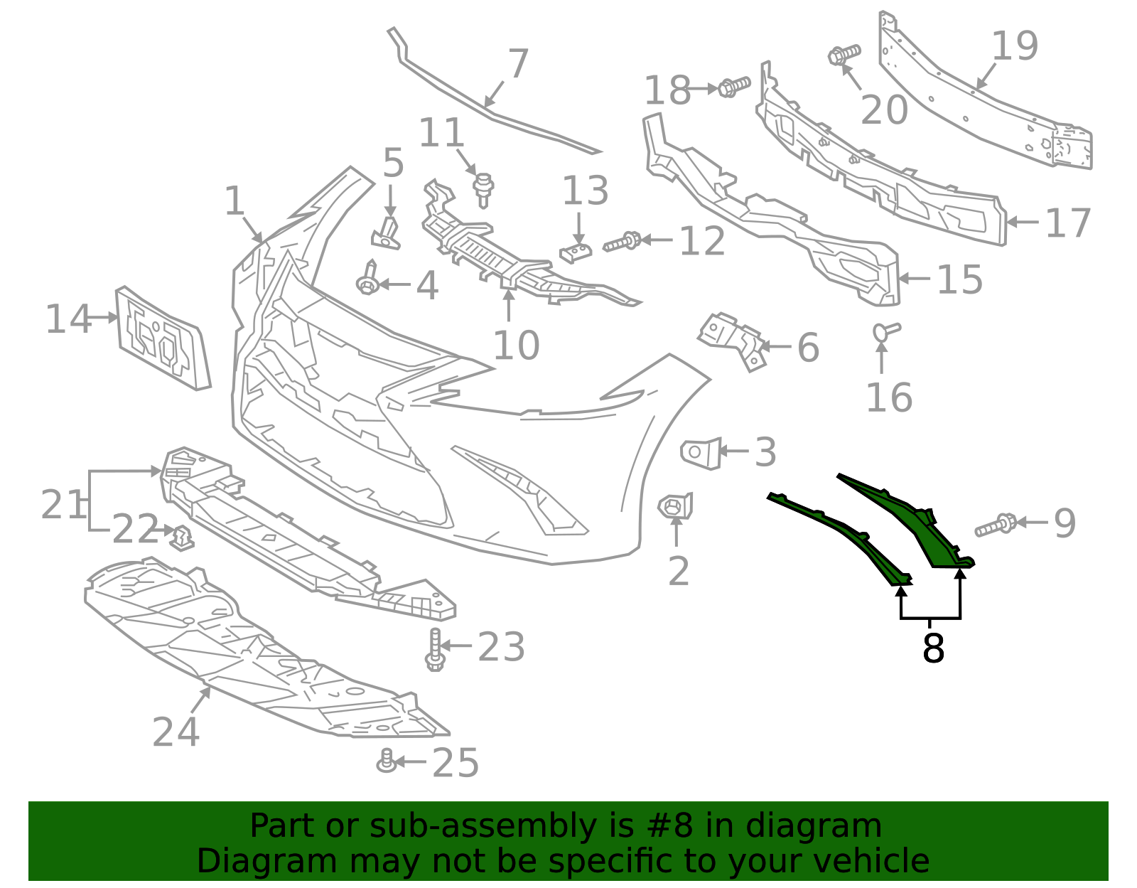 52712-33050 - Insert For 2019-2022 Lexus | Lexus OE Parts