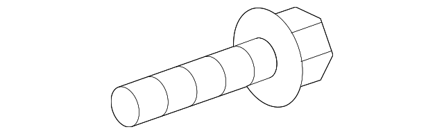 90167-50063 - Bumper Cover Support Rail Screw - 2010-2024 Lexus | My L ...