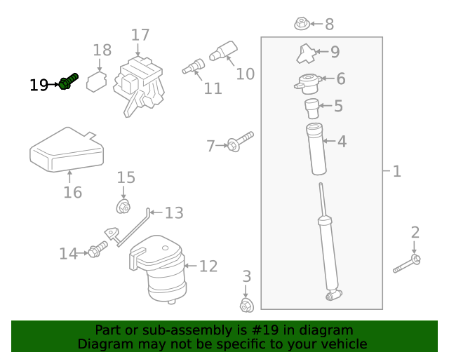 2017-2024 Porsche Temp Sensor Screw N-107-214-01 | Sunset Porsche Parts