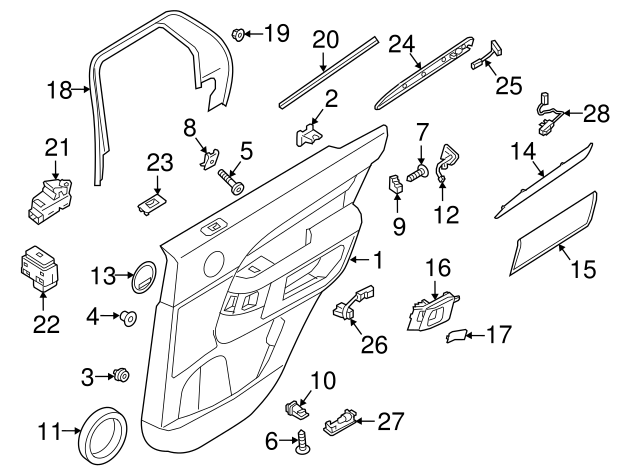 Genuine OEM Speaker Grille Part# LR104733 Fits 2020-2021 Land Rover ...