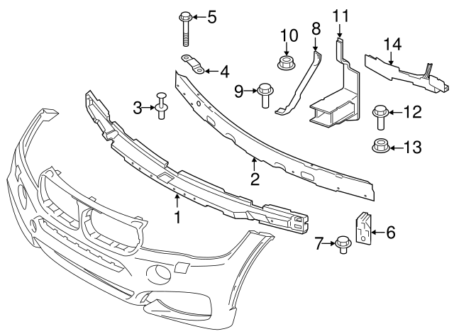 51118056533 - 2015-2019 BMW X6 Absorber (51-11-8-056-533) | BMW of ...