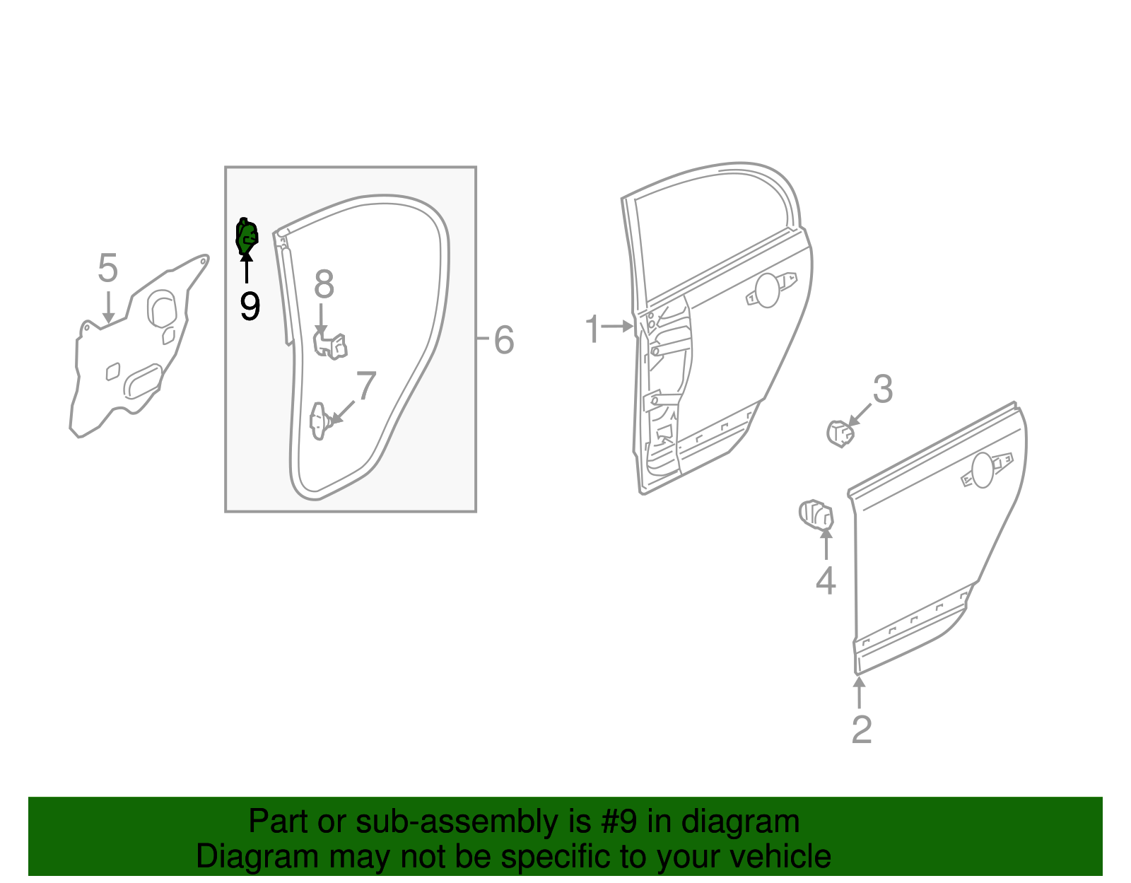 72336-TXM-A01 - 2019-2022 Honda Insight - Seal R Front Door Gap | Honda ...