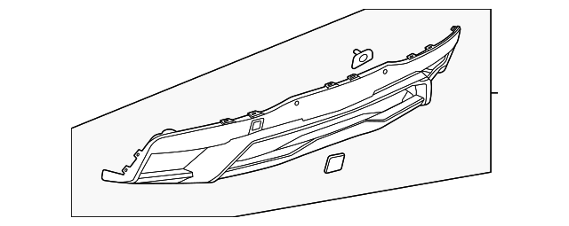 2020-2024 Chevrolet Corvette Carbon Flash Metallic Rear Lower Bumper ...