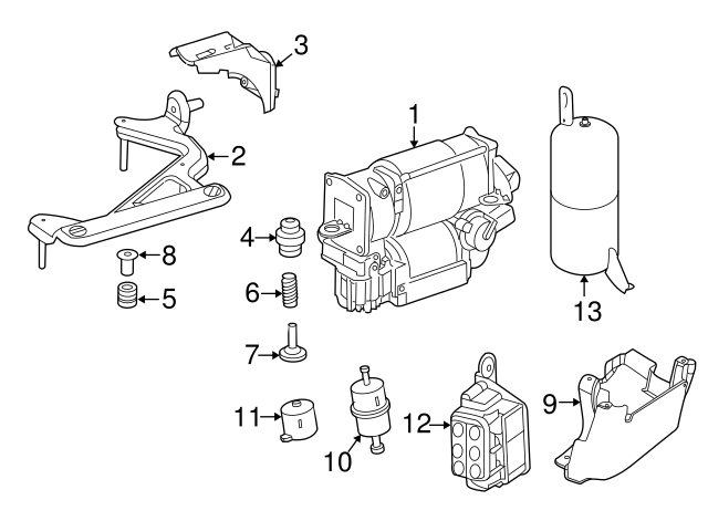 212-320-01-15 - Suspension Self-Leveling Unit Accumulator 2010-2016 ...