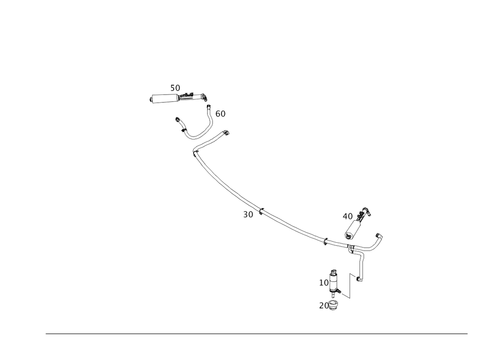 246-860-06-47 - Telescopic Nozzle 2014-2023 Mercedes-Benz | Mercedes ...