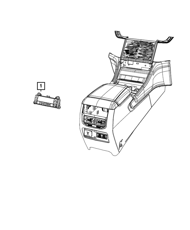 MOPAR A C AND HEATER CONTROL - 68423839AC - 68423839AC | Mopar Online Parts