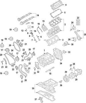 2005-2017 Audi Engine Timing Chain 06E-109-465 | Retail Performance ...