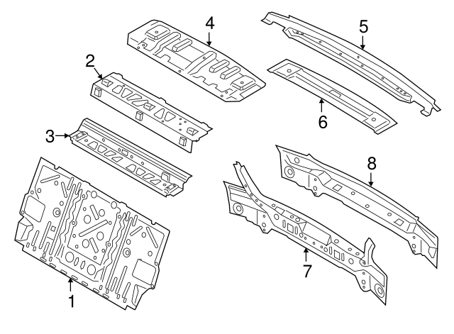 41-11-7-413-093 - Panel 2016-2022 BMW | AutoNationParts.com