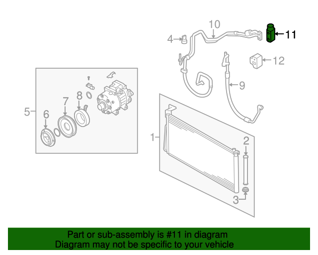 97626-3K000 - Expansion Valve - 2006-2009 Hyundai | World OEM Parts Hyundai