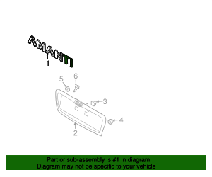 86310-3F510 - Nameplate 2007-2009 Kia Amanti | Kia.Parts Store