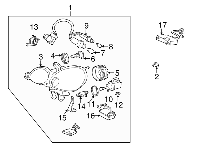 2001-2009 Lexus Motor 85661-50040 | OEM Parts Online