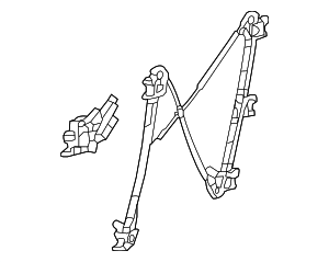 Genuine OEM Window Regulator Part# LR153954 Fits 2017-2024 Land Rover ...
