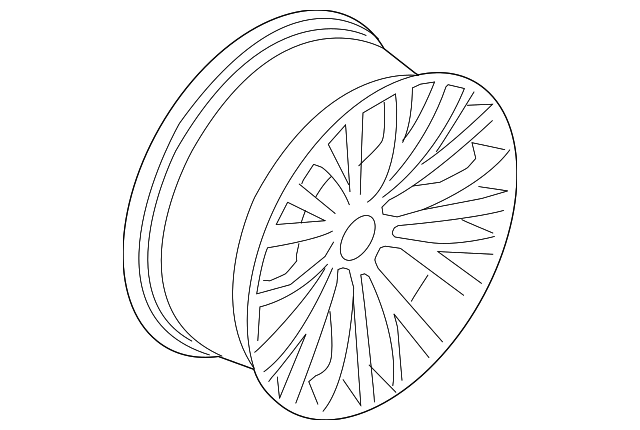 Genuine BMW 36-11-6-785-250 | 18" Style 293 Multispoke Light Alloy ...