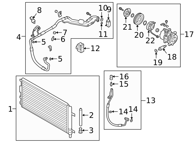 2019-2022 Hyundai Veloster N Condenser 97606-K9000 | OEM Parts Online