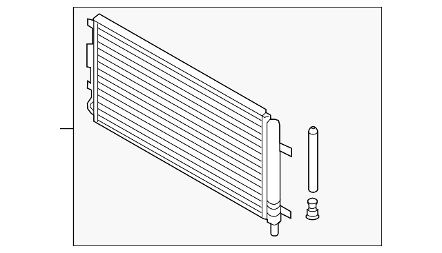 2019-2022 Hyundai Veloster N Condenser 97606-K9000 | QuirkParts
