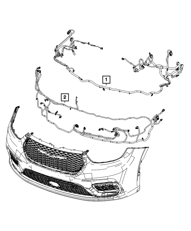 2024 Chrysler Front End Module Wiring 68629081AA | Mopar eStore