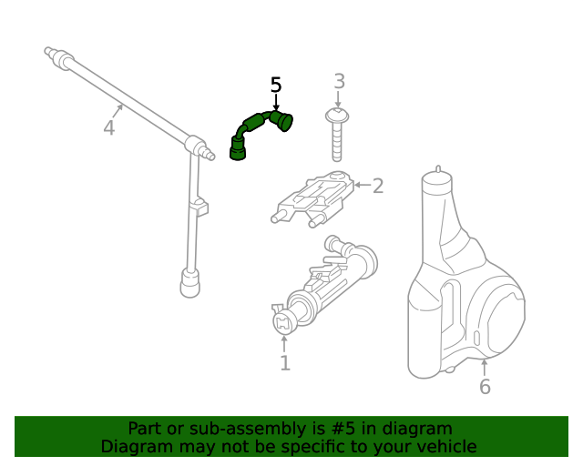 906-869-31-94 - Hose 2014-2018 Mercedes-Benz | Mercedes-Benz USA Parts