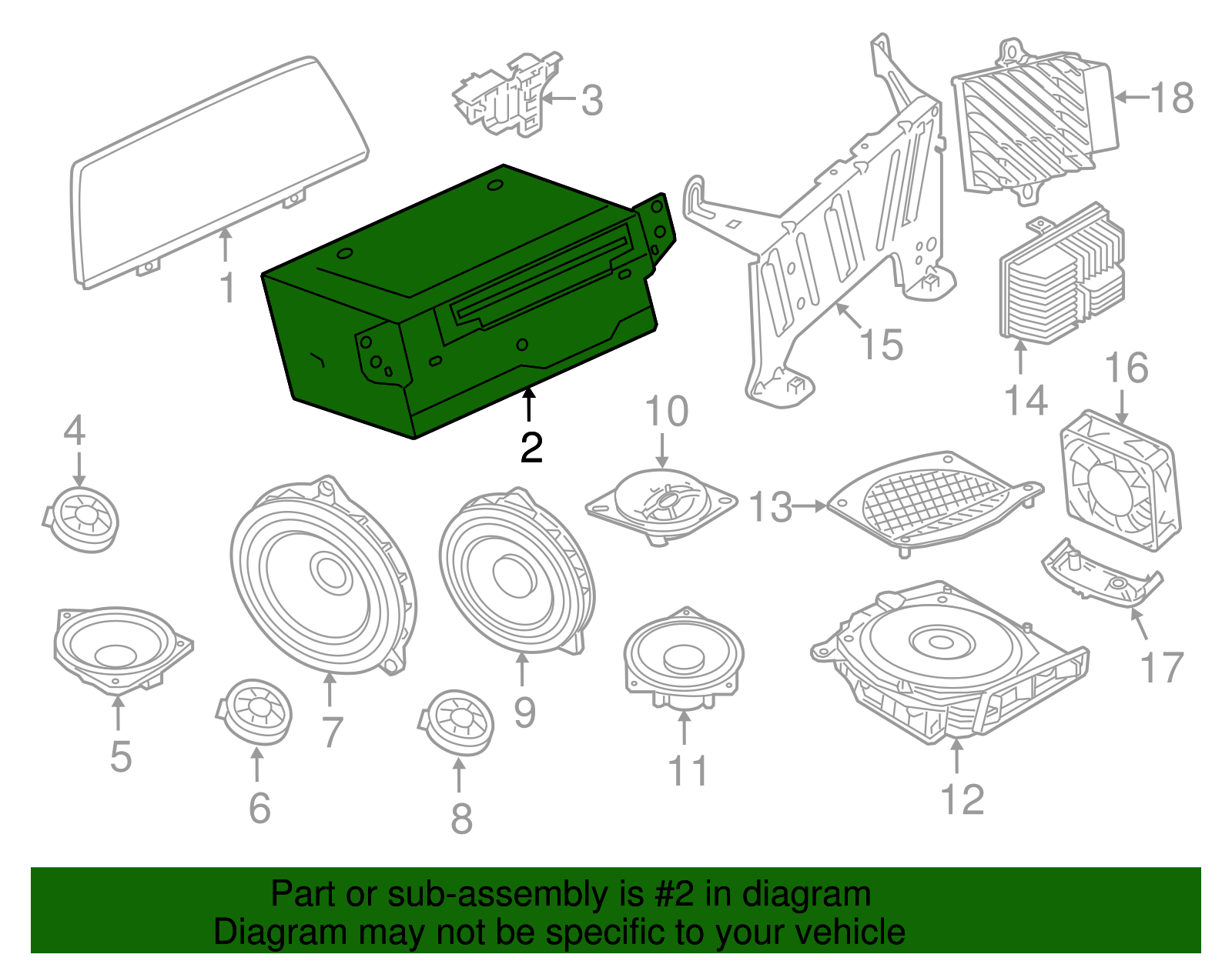 Genuine BMW 65-12-5-A7E-6D9 | Radio | FREE Shipping on Most Orders $499 ...