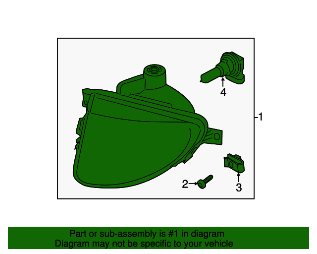 63-17-7-216-888 - Fog Light 2011-2013 BMW | AutoNationParts.com