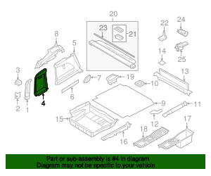 Genuine BMW 51-47-7-326-579 | Front Trim | FREE Shipping on Most Orders ...