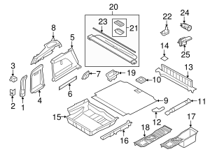 51-47-7-326-465 - Sill Plate - 2014-2018 BMW X5 | Buy BMW Parts Now