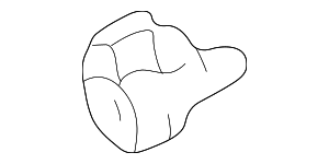 1999-2006 Acura Belt Molding Clip 91561-S84-A01 | Acura Parts World