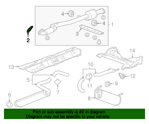 GM Parts | Genuine Exhaust Gasket Part# 13293986 | GM Parts Store