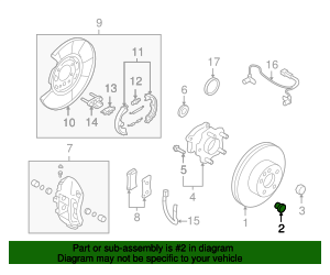 41098-8J000 - Rotor Plug 2003-2024 Nissan | Nissan Parts & Accessories ...